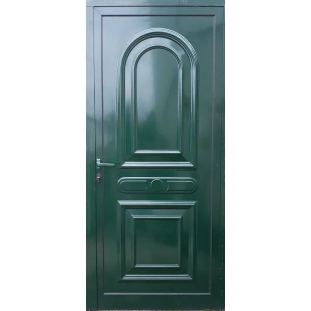 porta aluminio verde – JLF Serralharia
